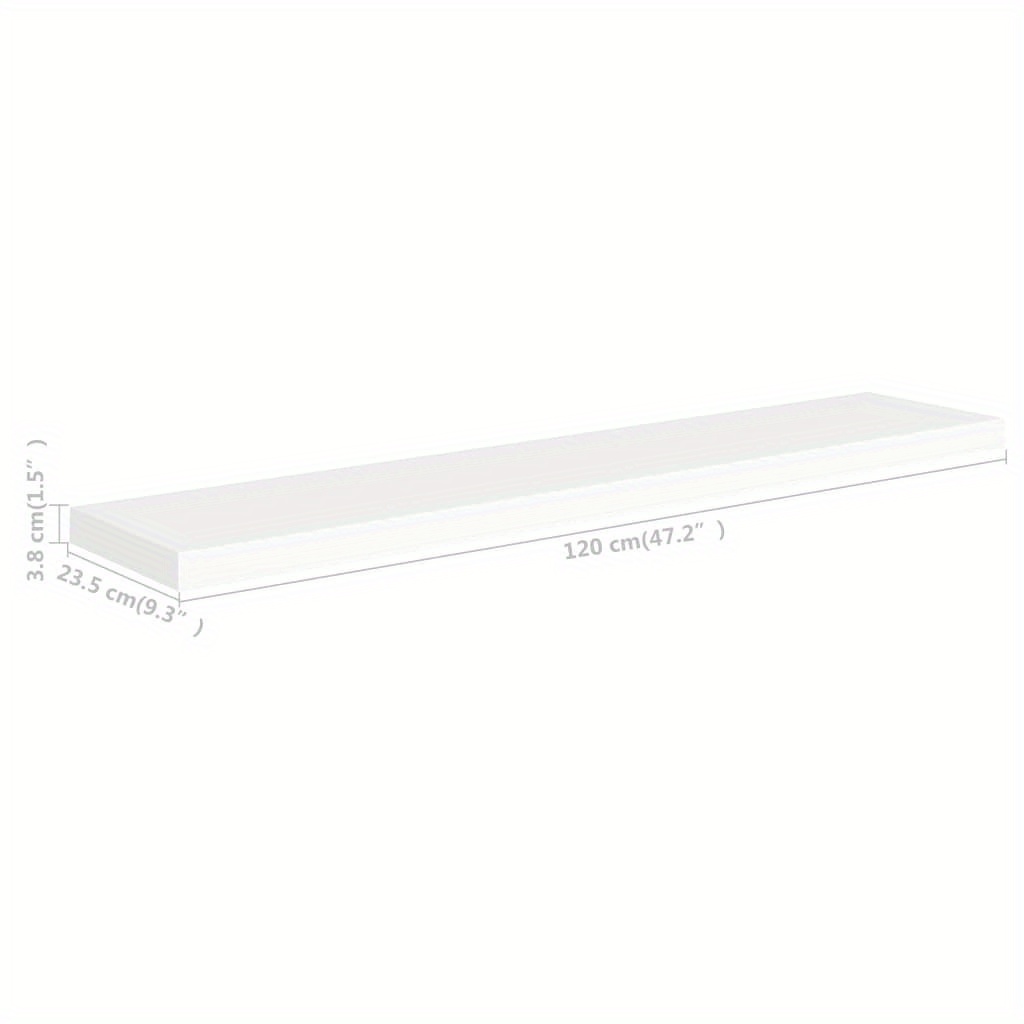 Modern Floating Wall Display Shelf Invisible Mounting System - Temu