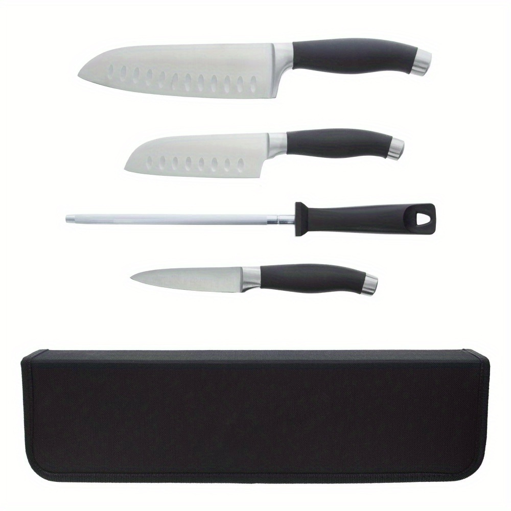 Professional Chef Knife Set Stainless Steel Hand Forged - Temu