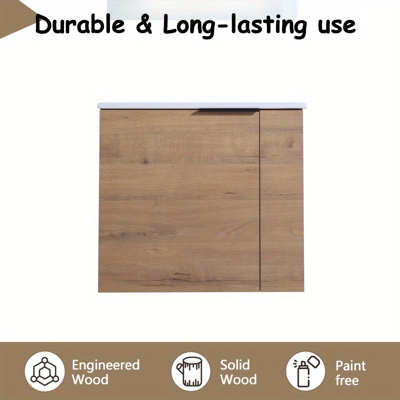 Bathroom Vanity Sink Small Bathroom Floating Bathroom Vanity - Temu