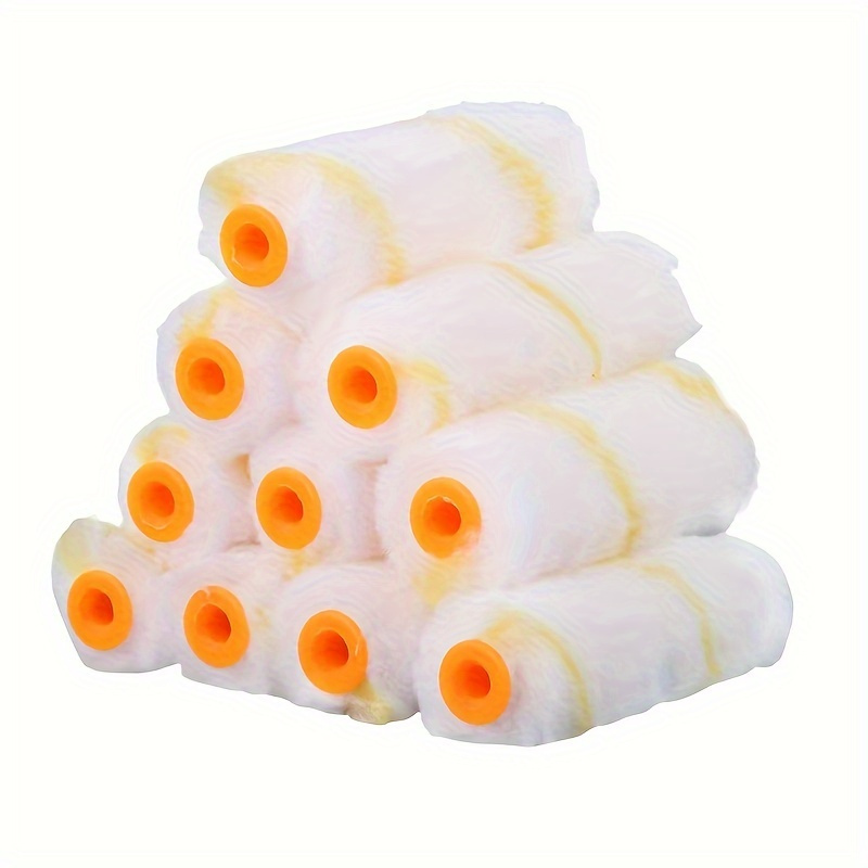 Paint Roller Set Covers Long Handles Ergonomic Mini Wall - Temu