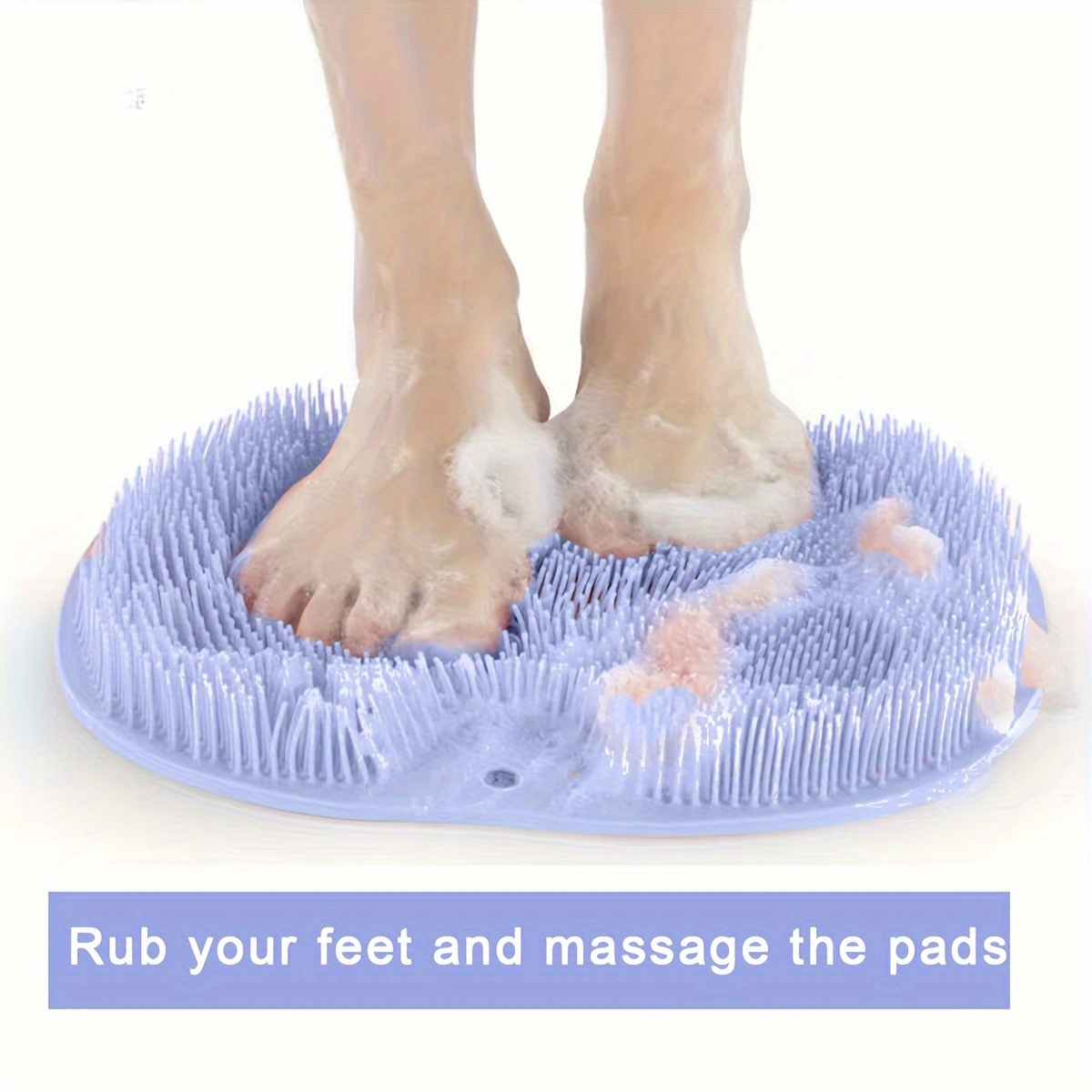 Non slip Shower Foot Scrubber Massager Exfoliation Pad - Temu
