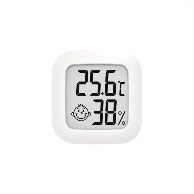 Compact Digital Hygrometer Thermometer Smile Indicator - Temu