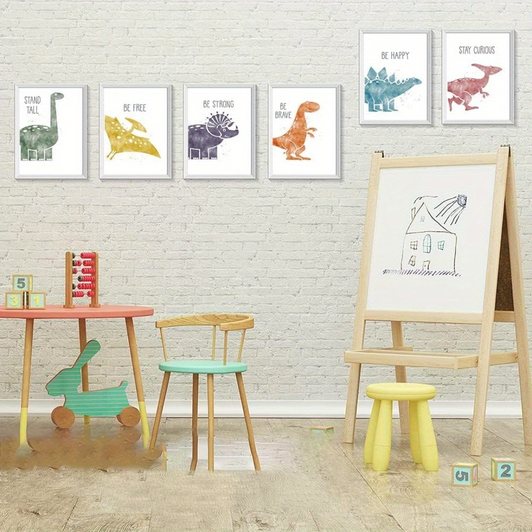 Dinosaur Inspirational Posters Kids Motivational Quotes Wall - Temu