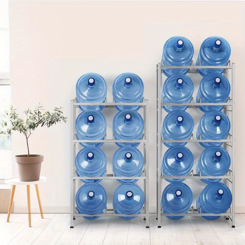 5 Gallon Water Bottle Holder 4 Tier Water Jug Rack Water Cooler Jug ...