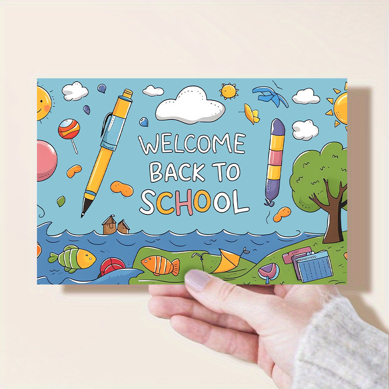 School Greeting Card Envelope Paper Card - Temu