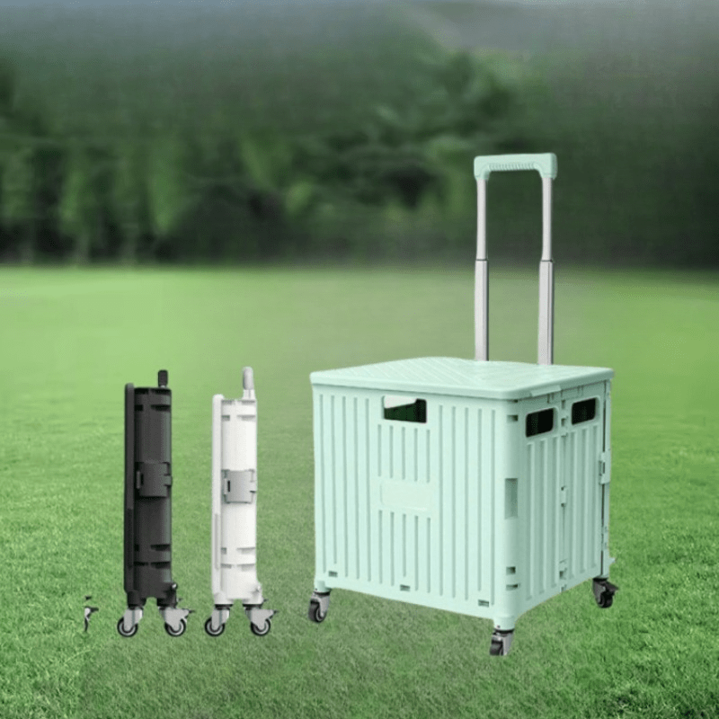 Foldable Utility Cart: Jit Portable Rolling Crate Cart Heavy - Temu