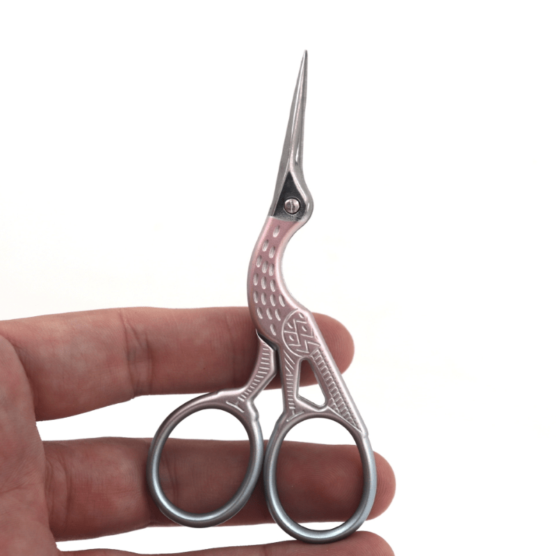 Stainless Steel Crane shaped Scissors Gradient Color - Temu