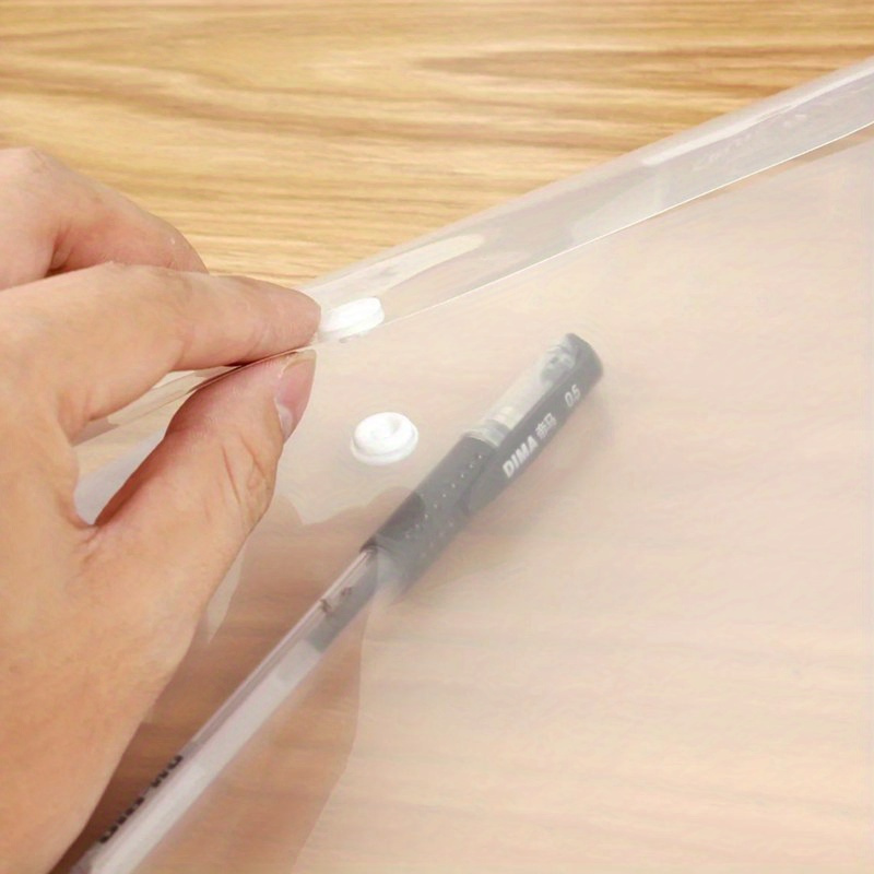 10 bucăți Plicuri din Plastic Transparent A4 Ideale pentru - Temu Moldova