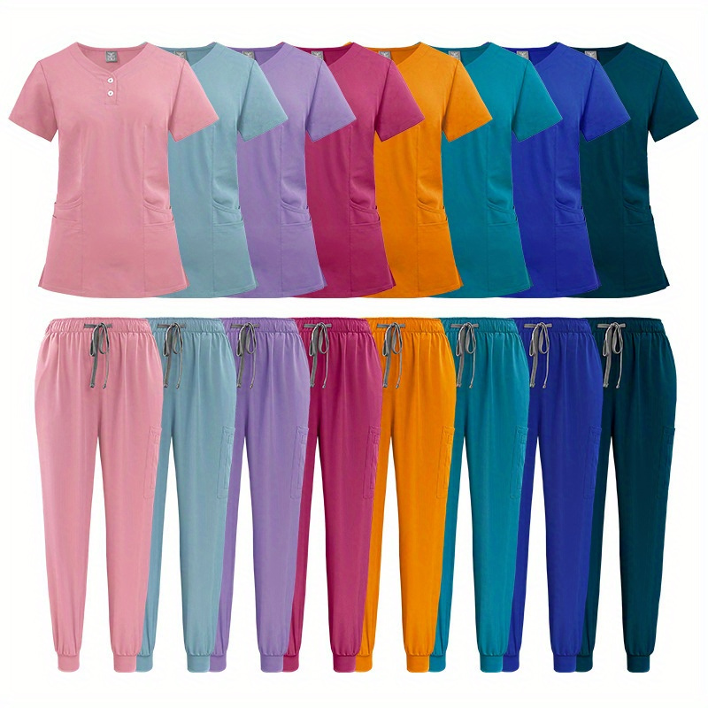 scrubs uniforms sold on Temu United States
