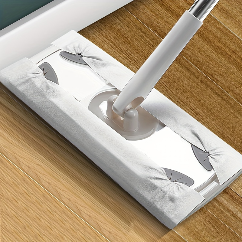 Lazy Flat Mop Effortless Wet Dry Cleaning Dust - Temu