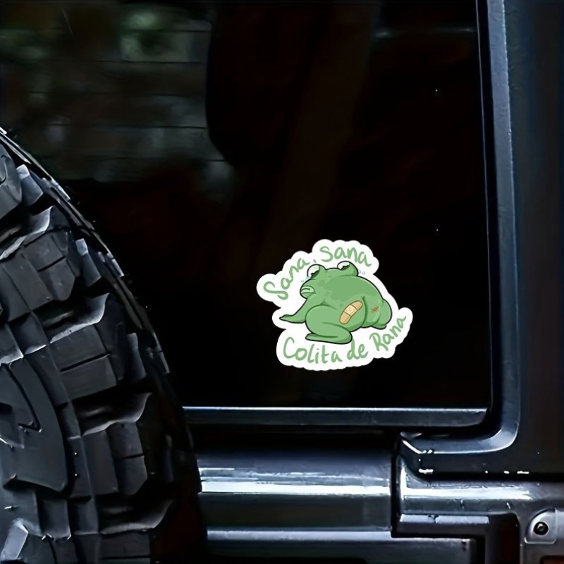 Hilarious Frog Vinyl Decal Cars - Temu