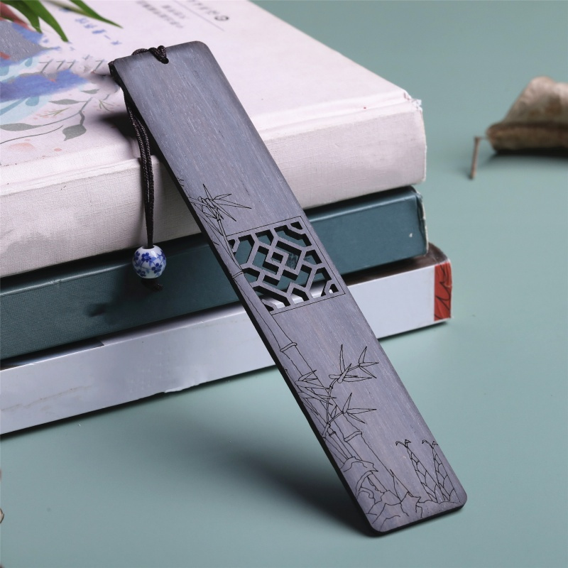 Premium Wooden Bookmark Unique Carving Design Ideal Readers - Temu