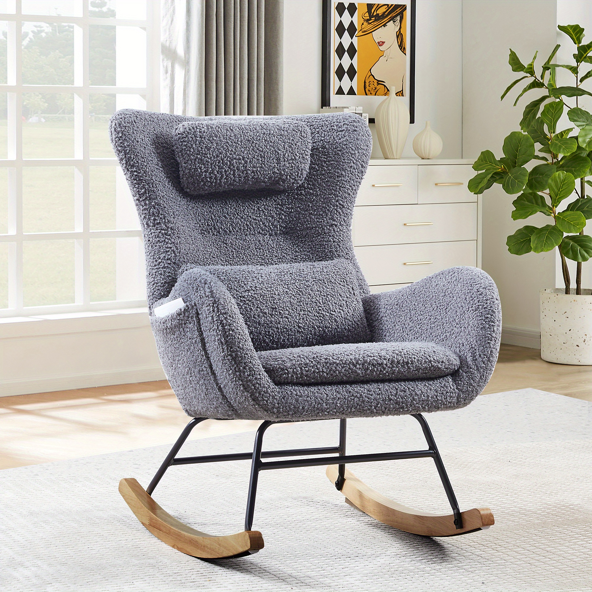 Comfy nursery rocker store