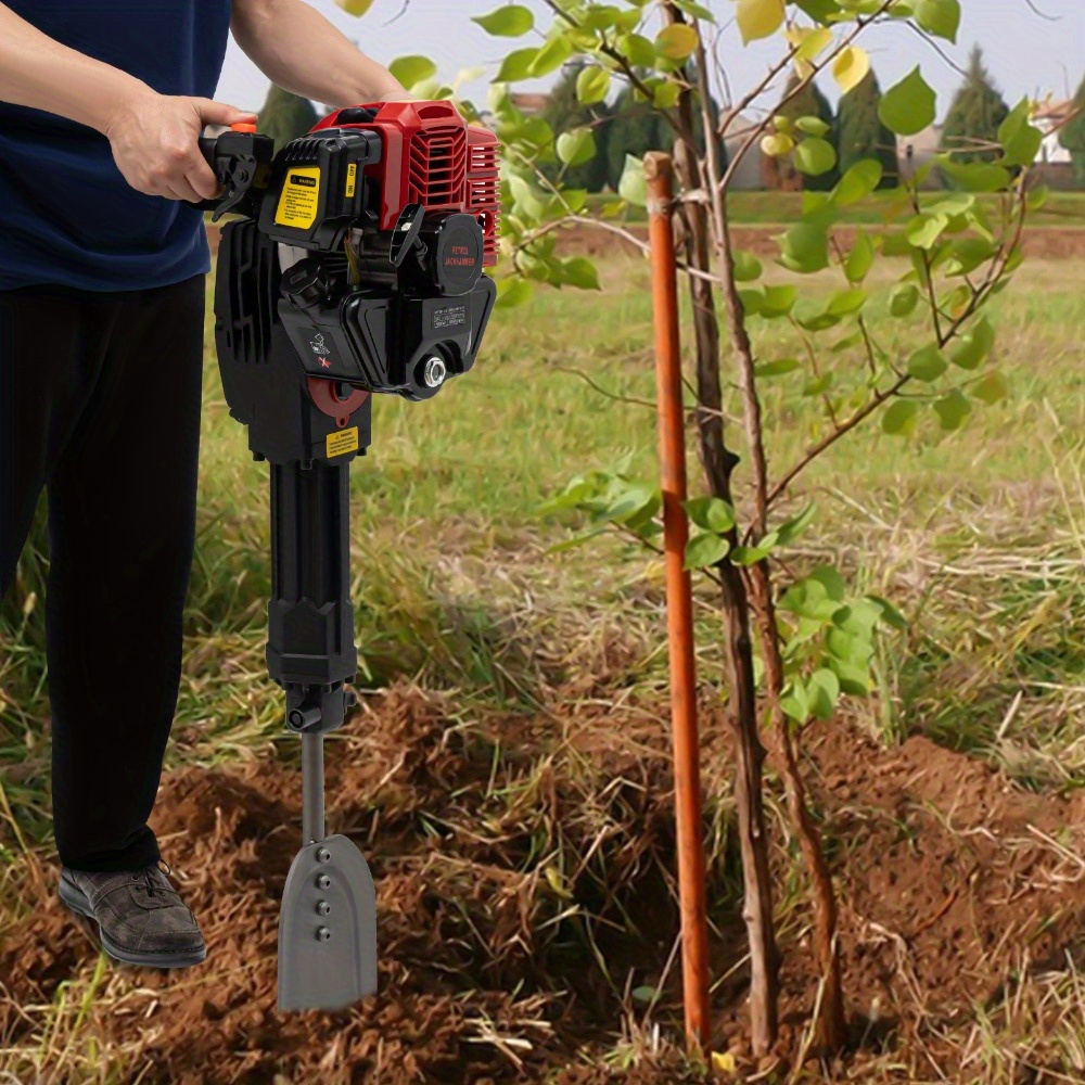 52CC 2-Stroke Trench Digger, Planting Shovel Drilling Machine Single ...