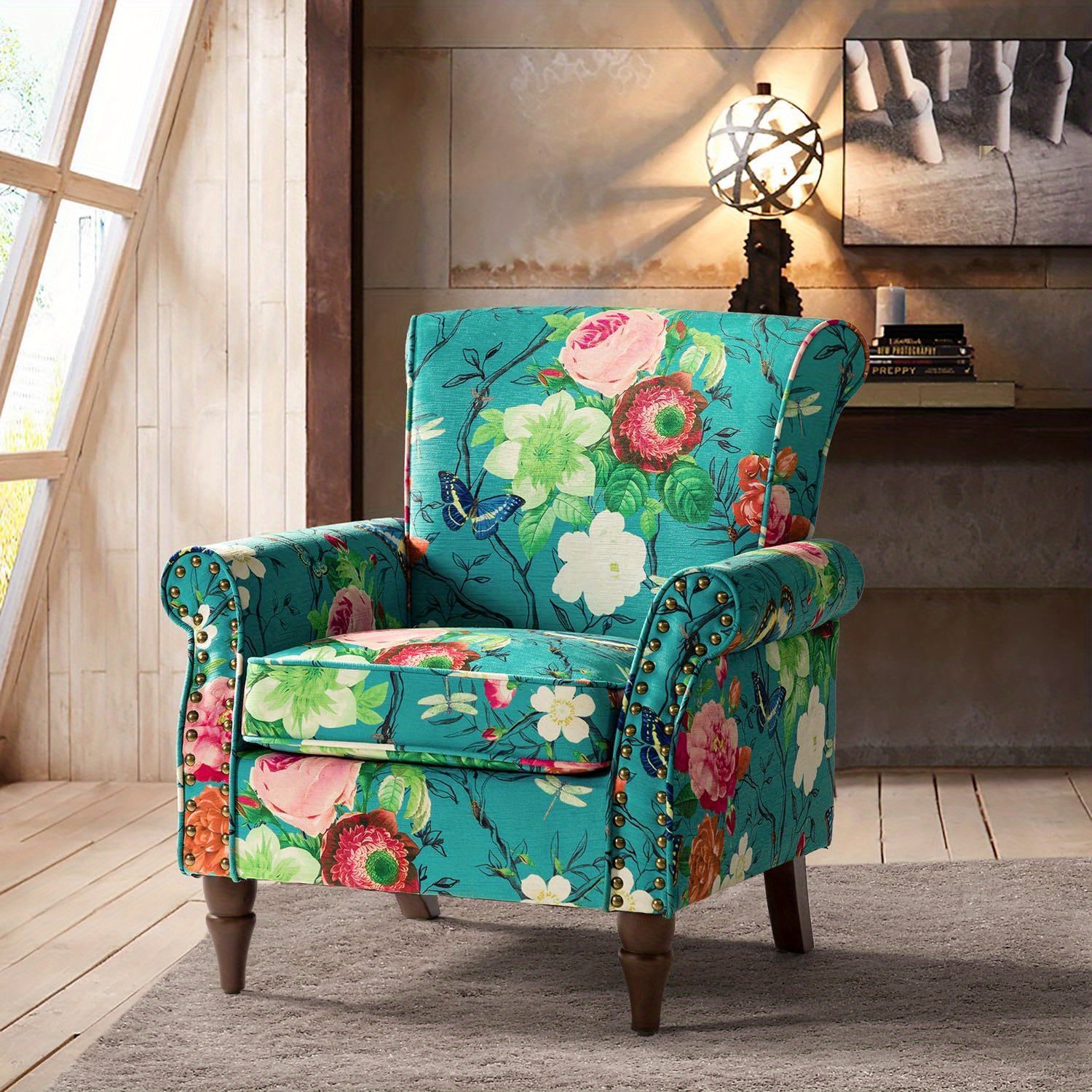 Modern floral chair store