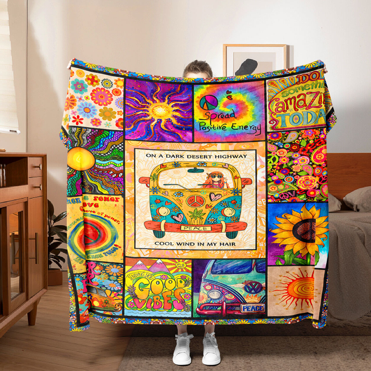 throws and blankets sold on Temu United States