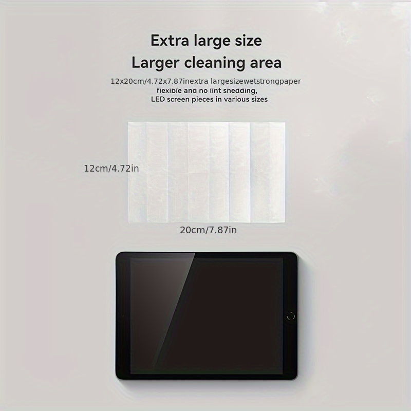 large lcd screen cleaning wipes electronics portable tablet - {region_name}