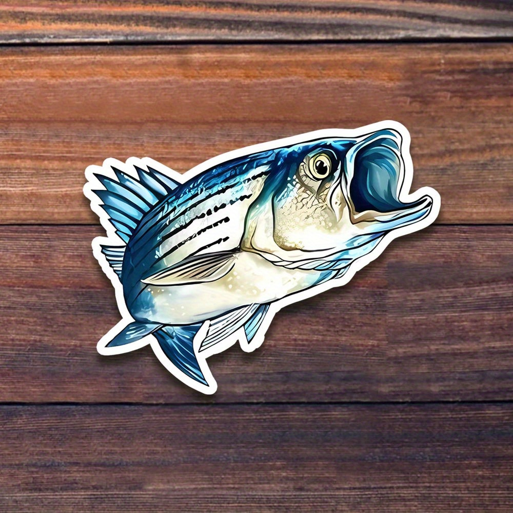 Bass Fisch Aufkleber Finest Folia Fisch Aufkleber Für Auto Motorrad