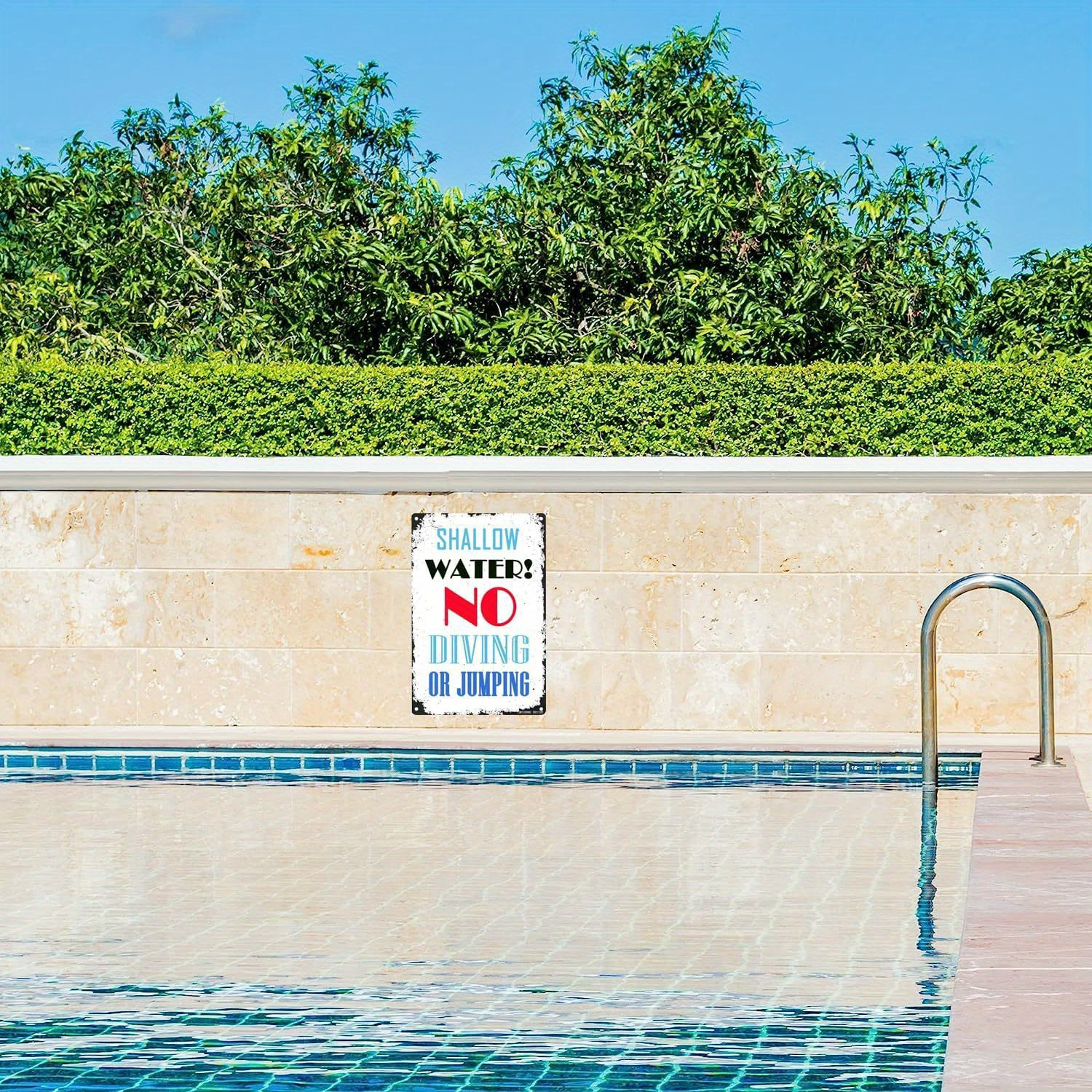 Pool Rules Signs Outdoor Funny Pool Rules Signs Decor - Temu
