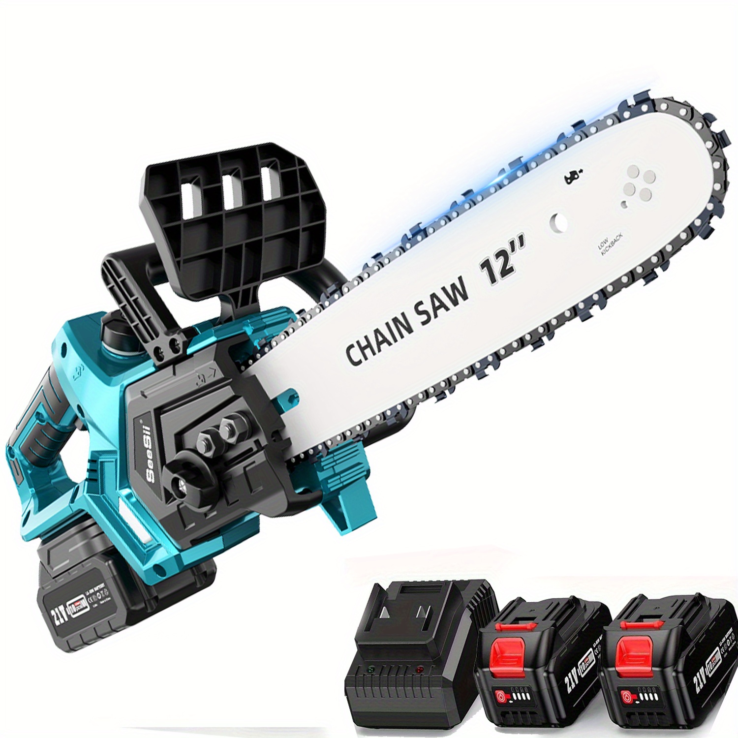 Portable battery chainsaw store