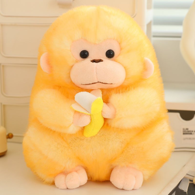 Yellow monkey stuffed animal store
