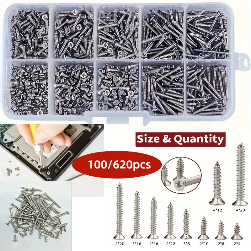 screws sold on Temu United States