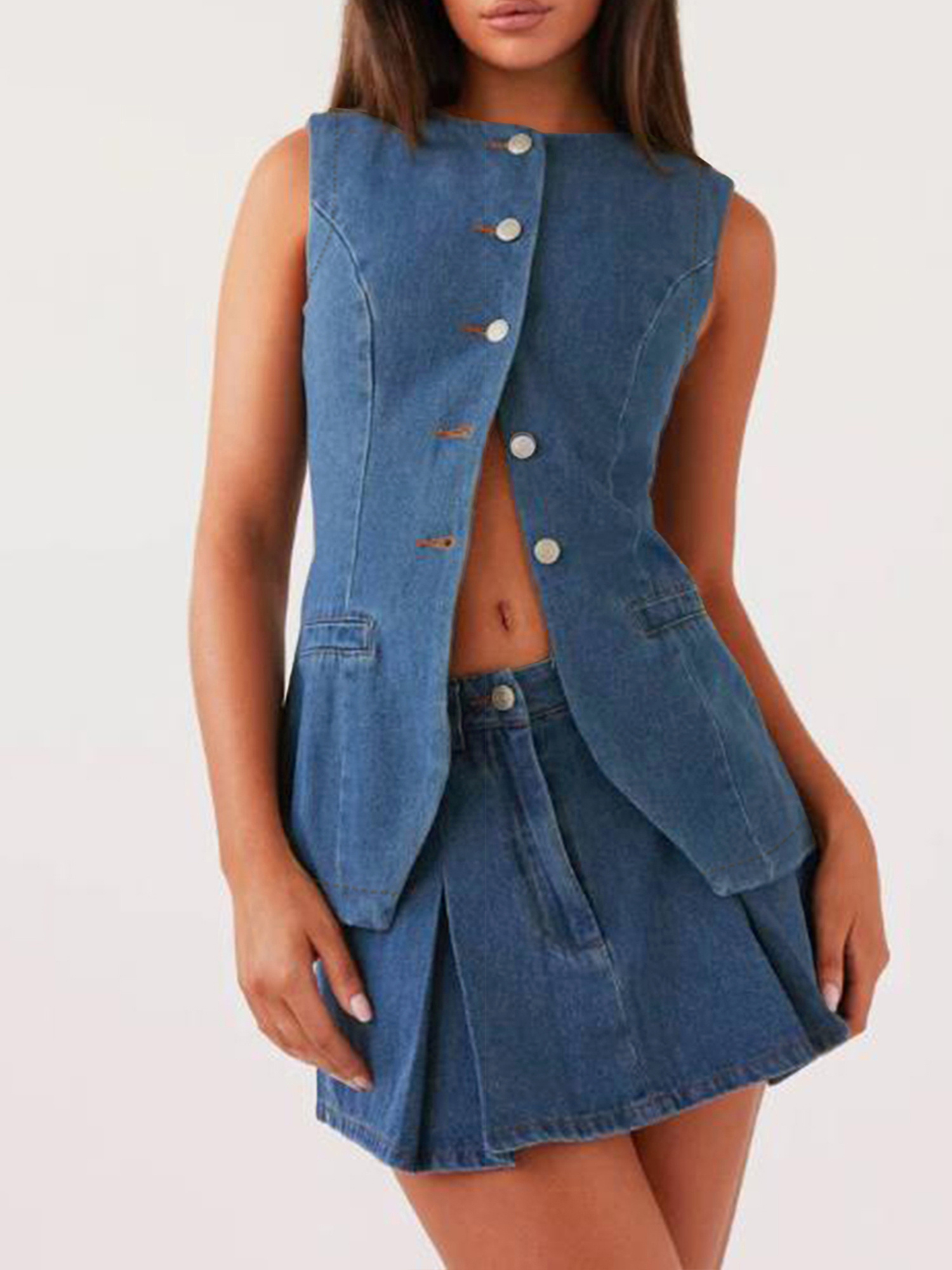 denim party outfits sold on Temu United States