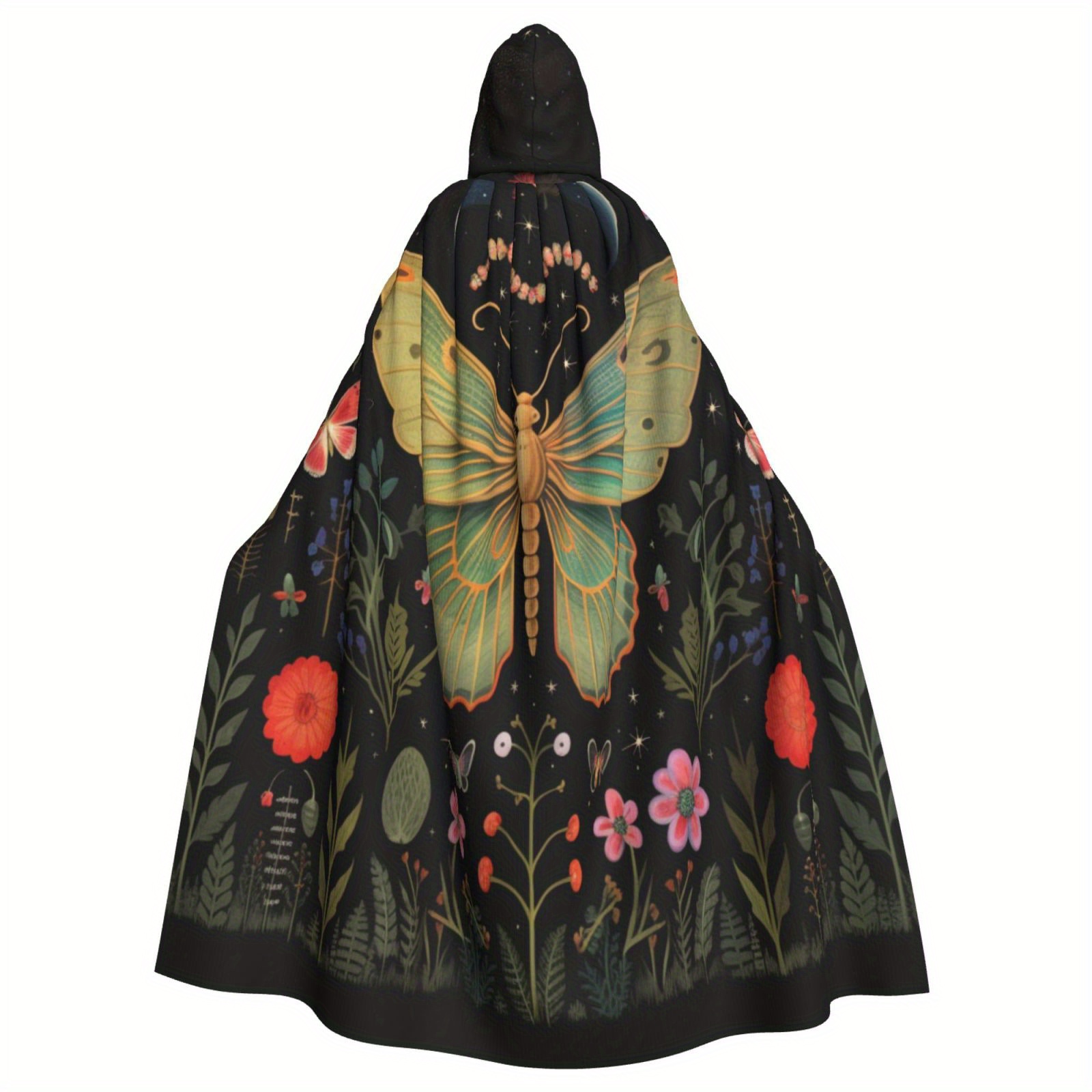 Pattern Hooded Cloak Adults Long - Temu
