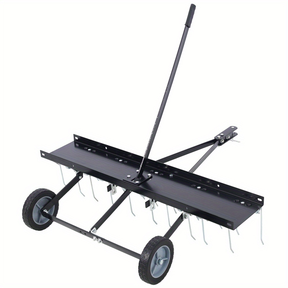 Tow Behind Lawn Sweeper Dethatcher Lawn Tractor Rake - Temu