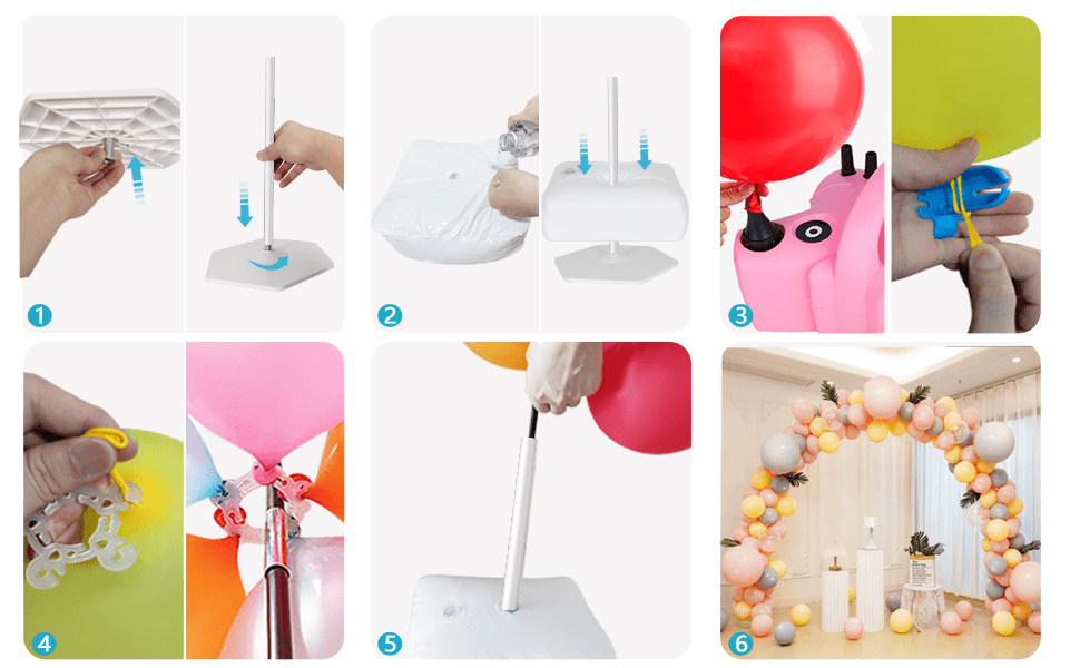 balloon arch kit adjustable balloon arch stand base - Temu