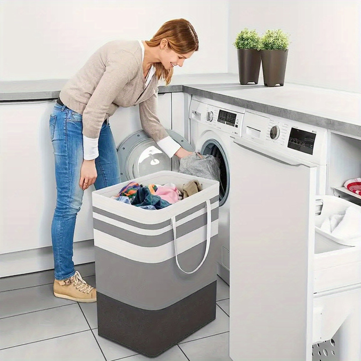 75 litre laundry basket sold on Temu Australia