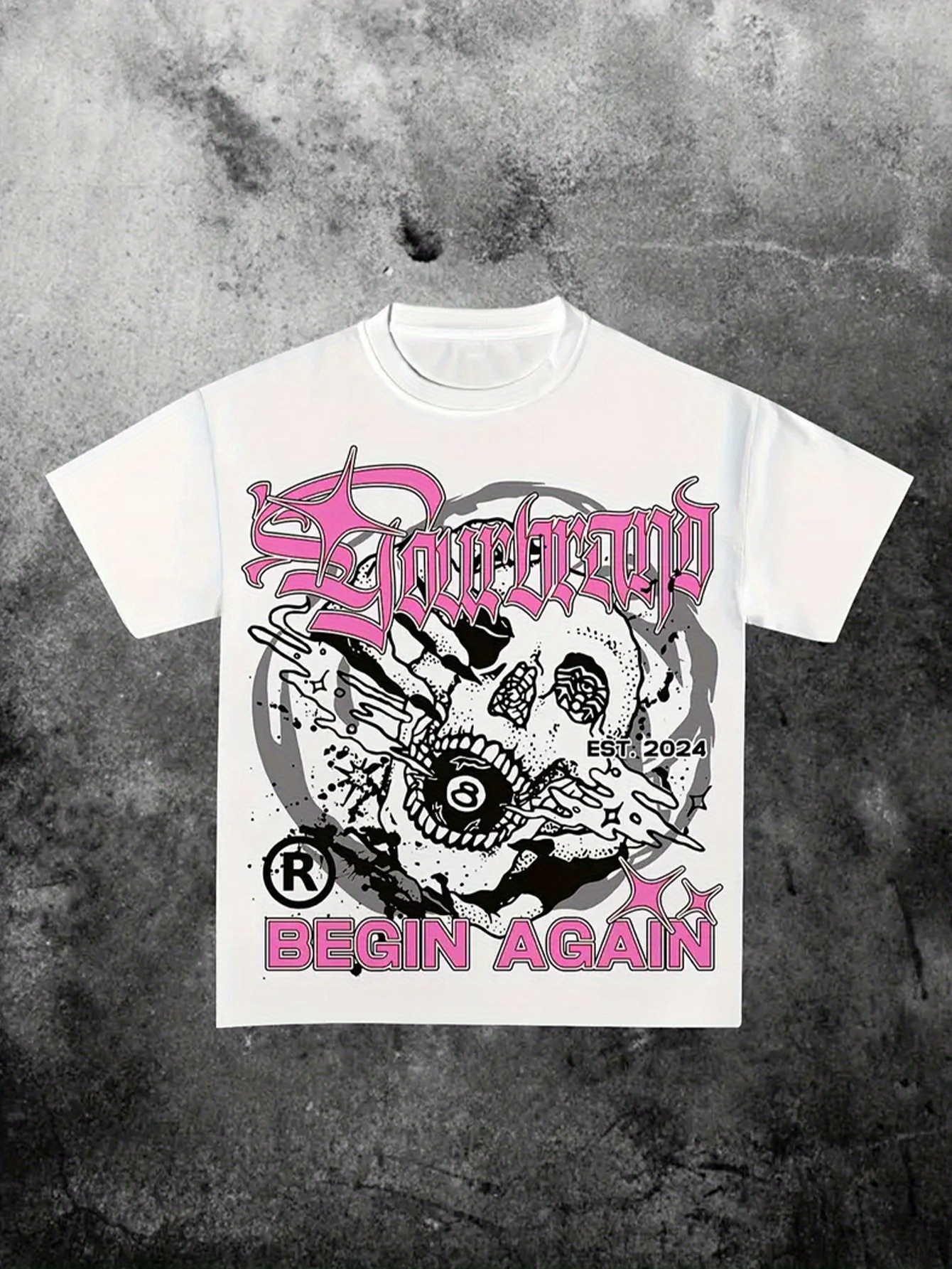 skeleton billiards print tee shirt tees men cotton - Temu