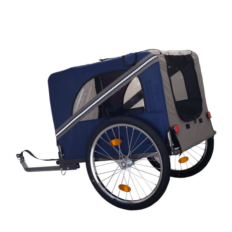 Dog Bike Trailer Breathable Mesh Dog Cart 3 Entrances Safety - Temu
