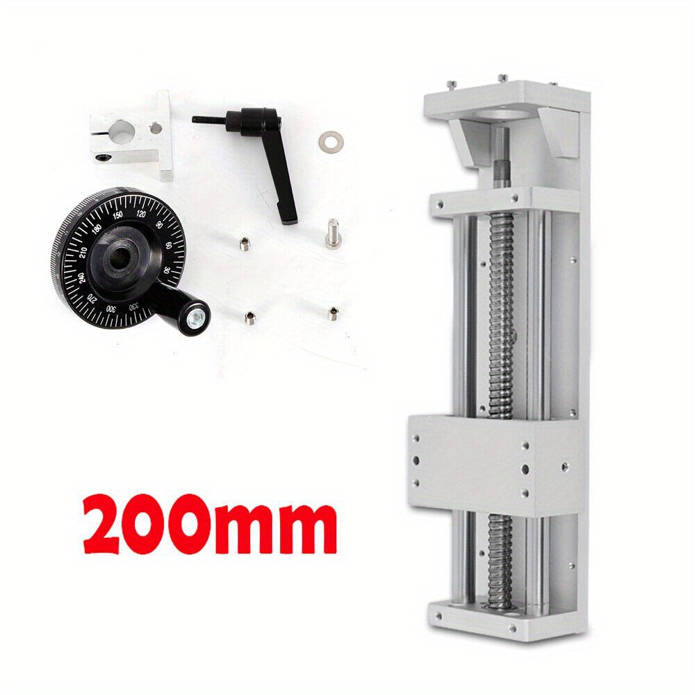 Axis Slide CNC Manual XYZ 3-Axis Sliding Table 16 Inch Hub SFU1605 ...