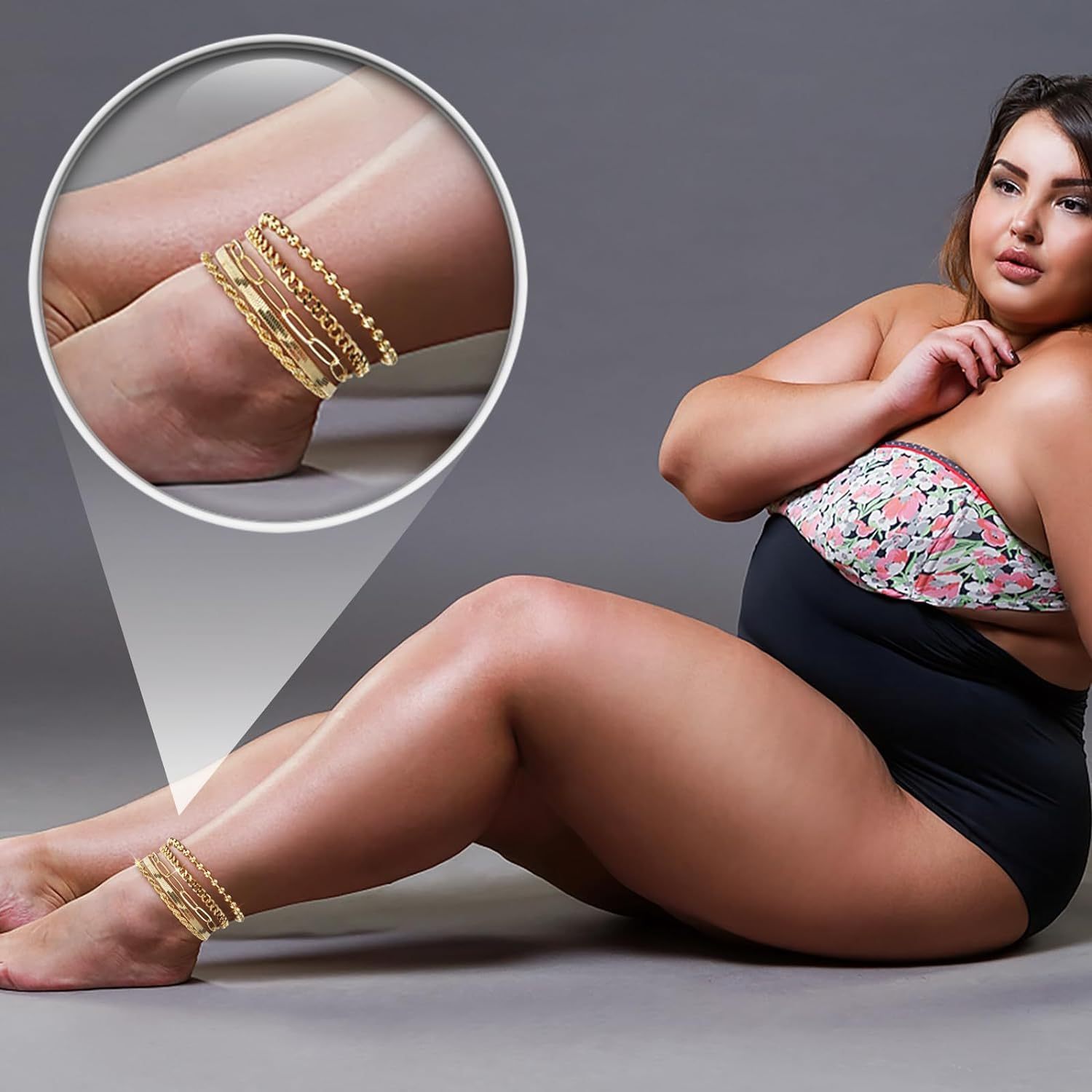 extra anklets women large ankle dainty anklets women Temu