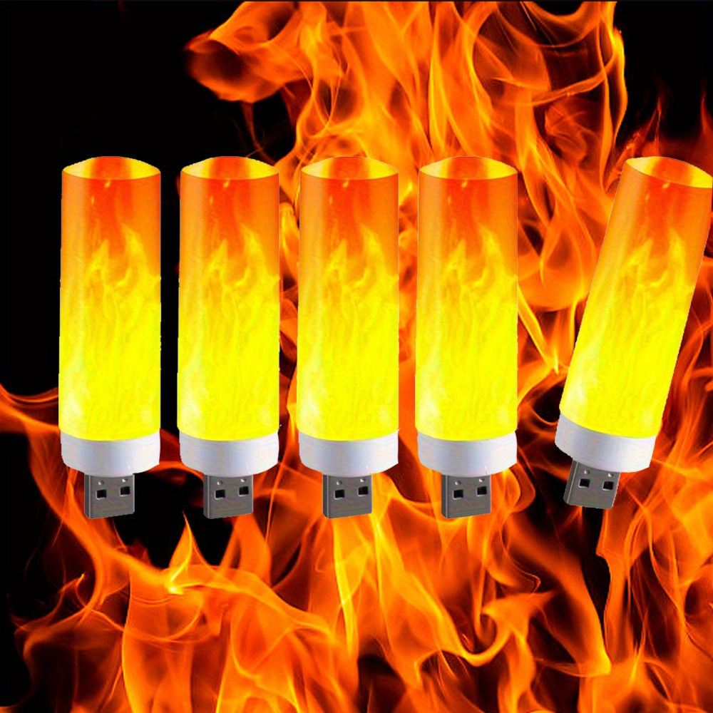 Fake Fire Flame 3D Light LED Light 3000 RPM DJ Stage Bonfire Effect ...