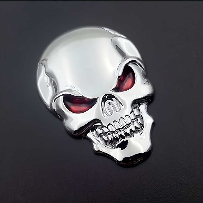 Pirate Skull Metal Emblem Weather resistant Car - Temu