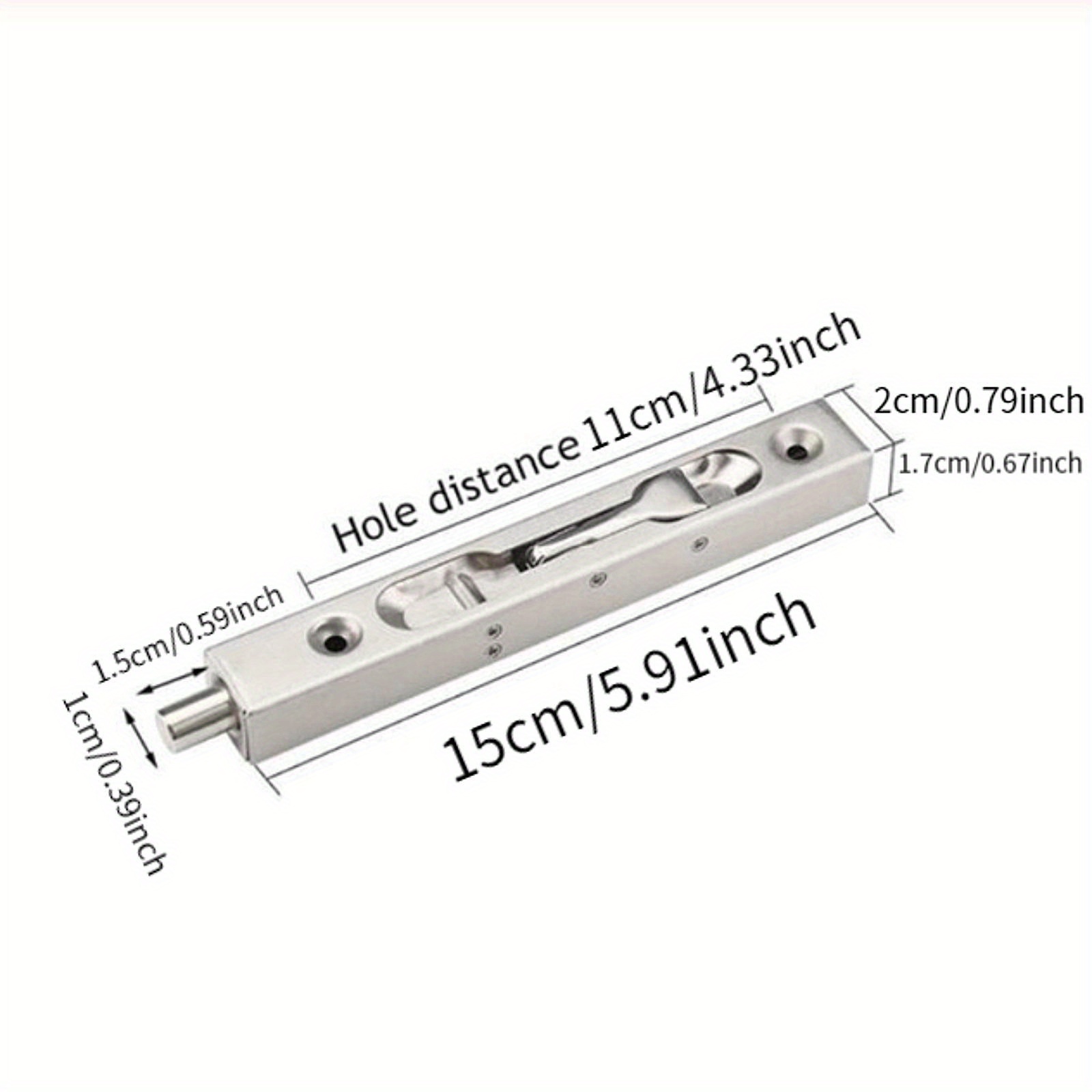 6 inch stainless steel mortise lock brushed silver door latch hardware ...