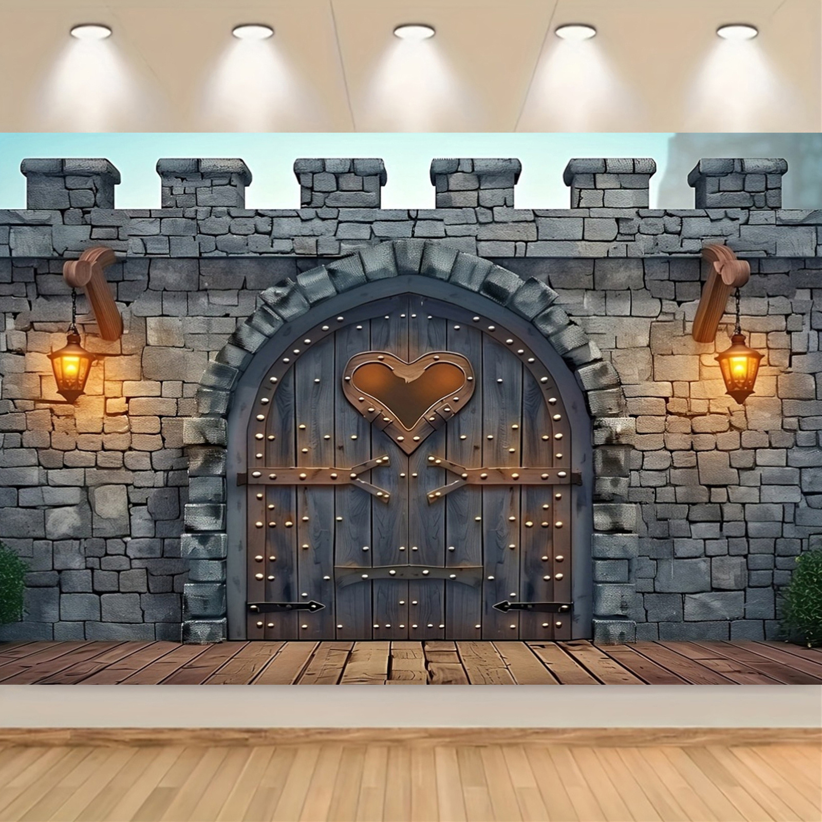 Castle Wall Backdrop