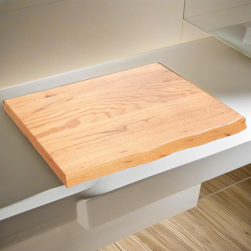 Light Brown Solid Wood Bathroom Countertop 23. 9. 7x0. - Temu