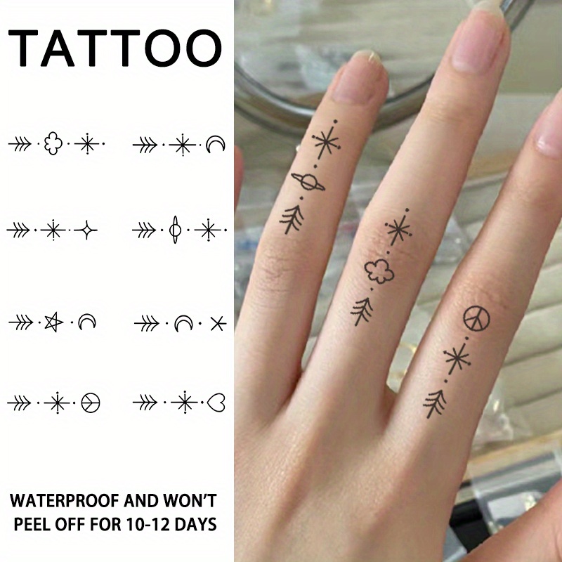 8 Zackiger Stern Tattoo Zodiac Sternum Tattoo | TikTok