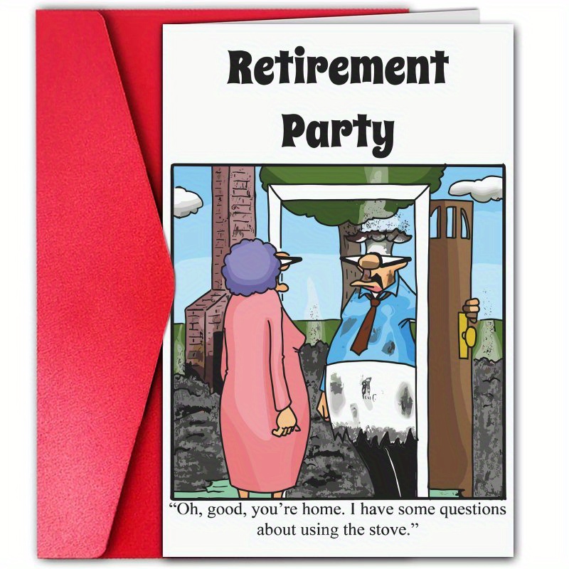 Cartoon Retirement Party