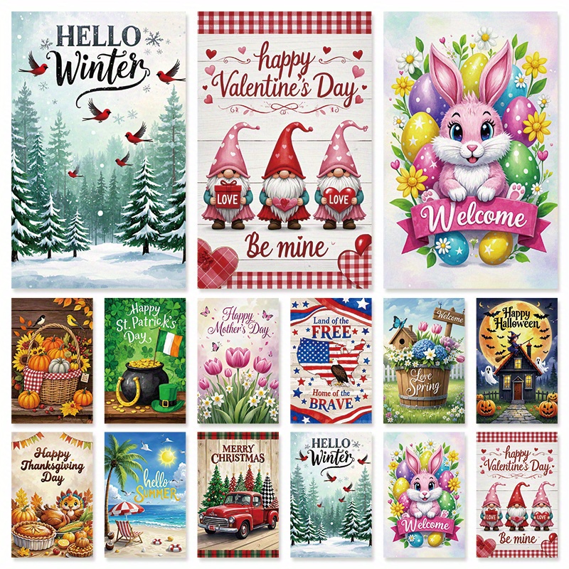 garden flags sold on Temu Canada