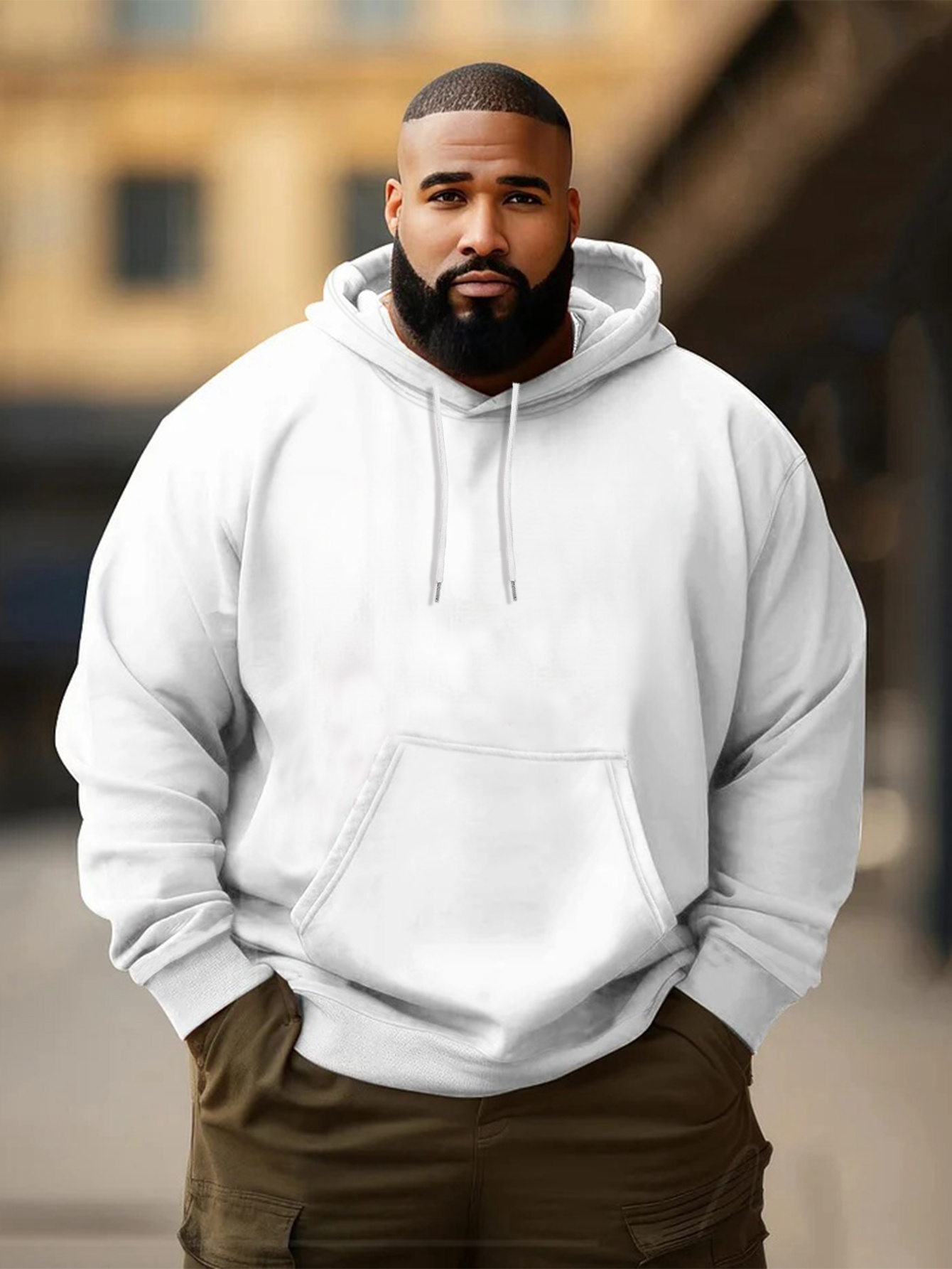 plus size hoodies for men sold on Temu Canada
