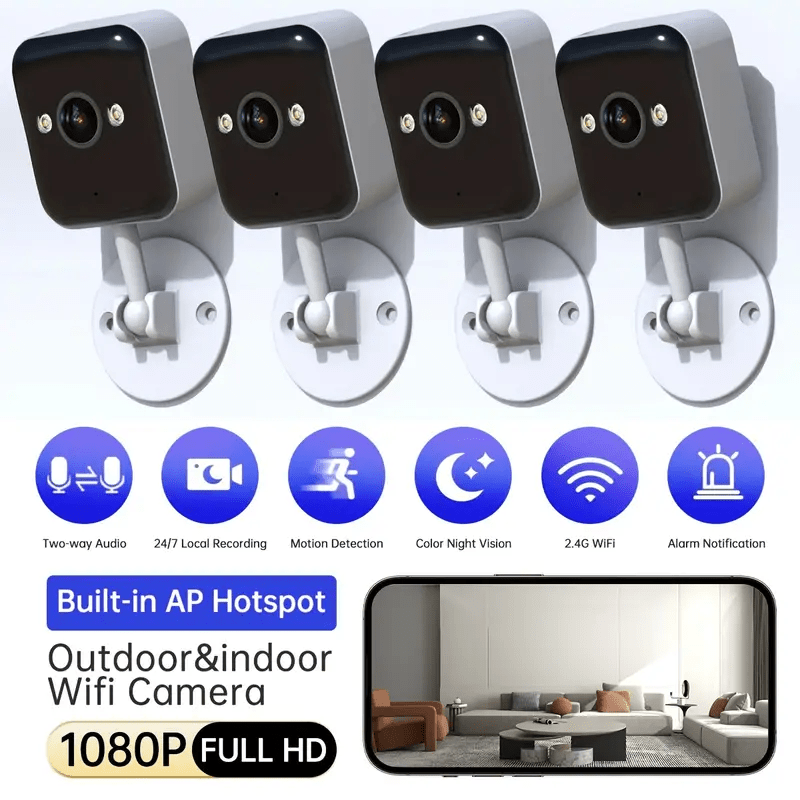 wireless outdoor security camera sold on Temu United States