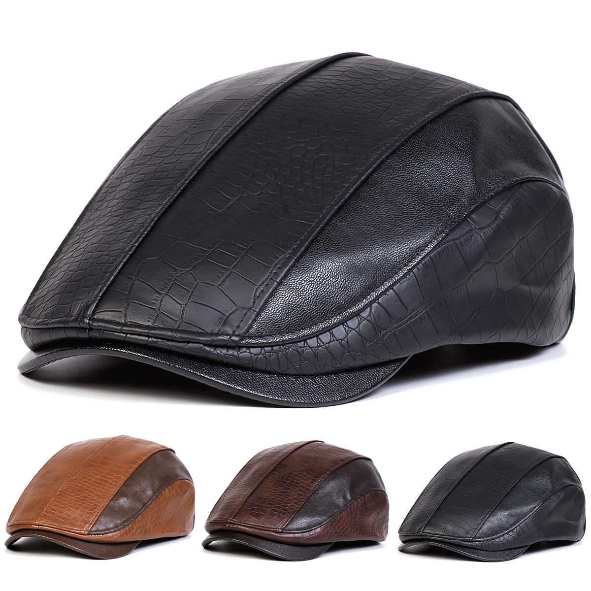 men hats newsboy sold on Temu United States