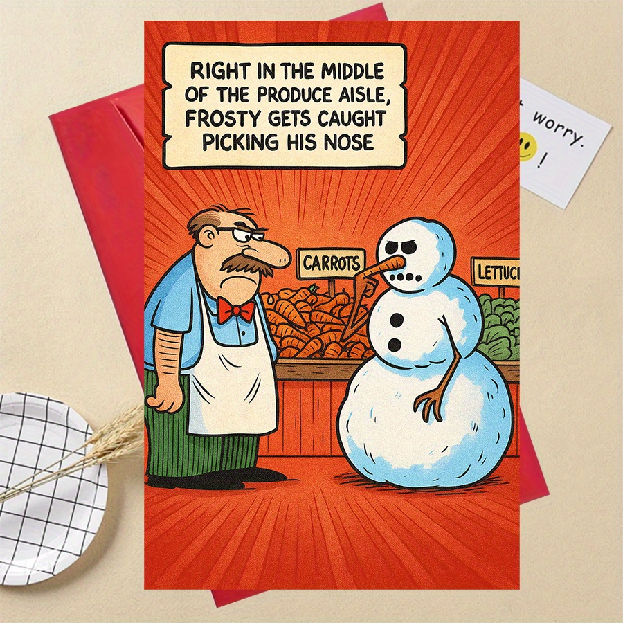 Frosty The Snowman Picking His Nose