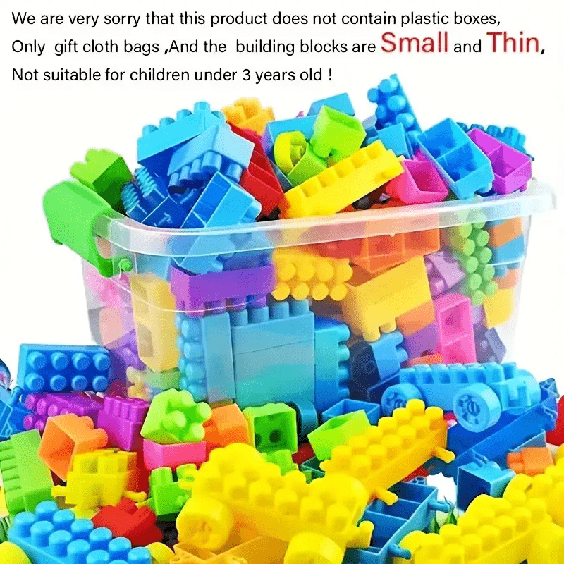 building blocks sold on Temu United States