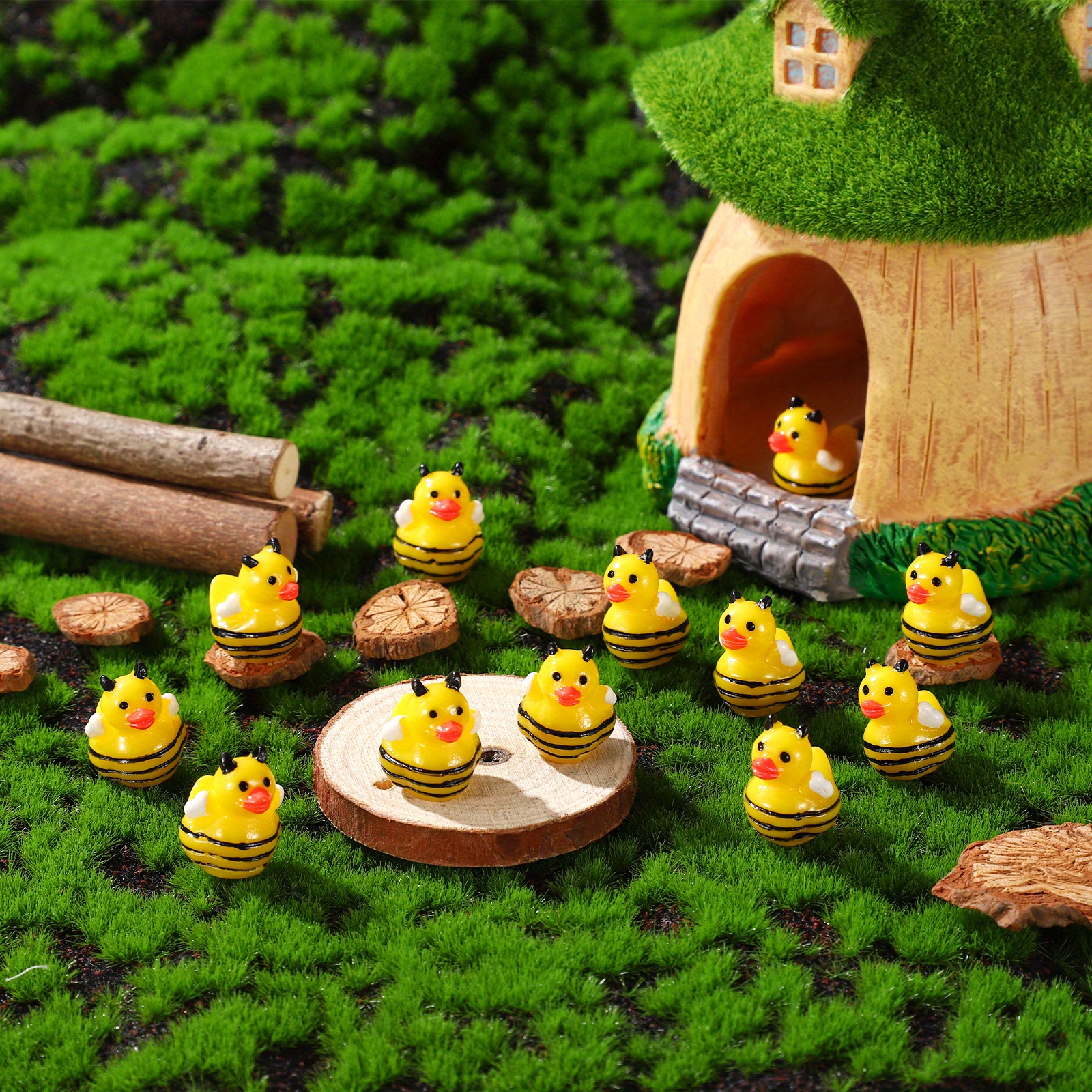 tiny resin ducks sold on Temu Australia