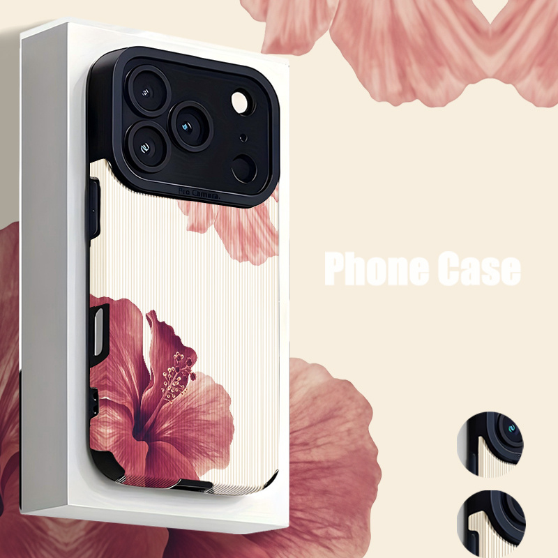 hibiscus phone case sold on Temu United States